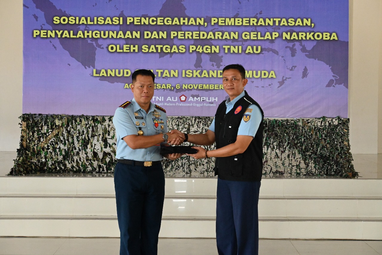 Lanud SIM Terima Tim Satgas P4GN TNI AU, Tekankan Pencegahan ...